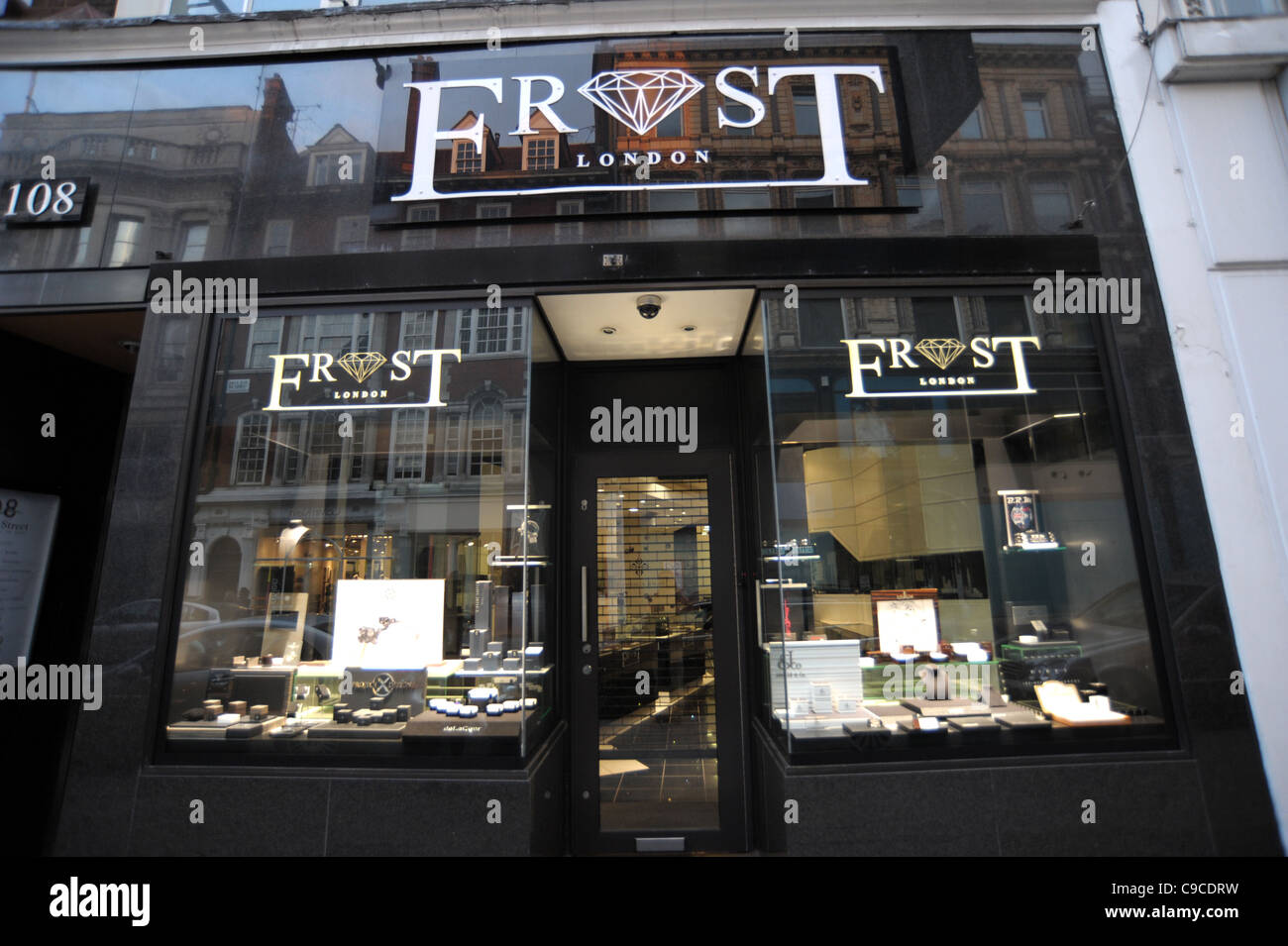 Exterior shot of the Frost Of London store on Bond Street London ...