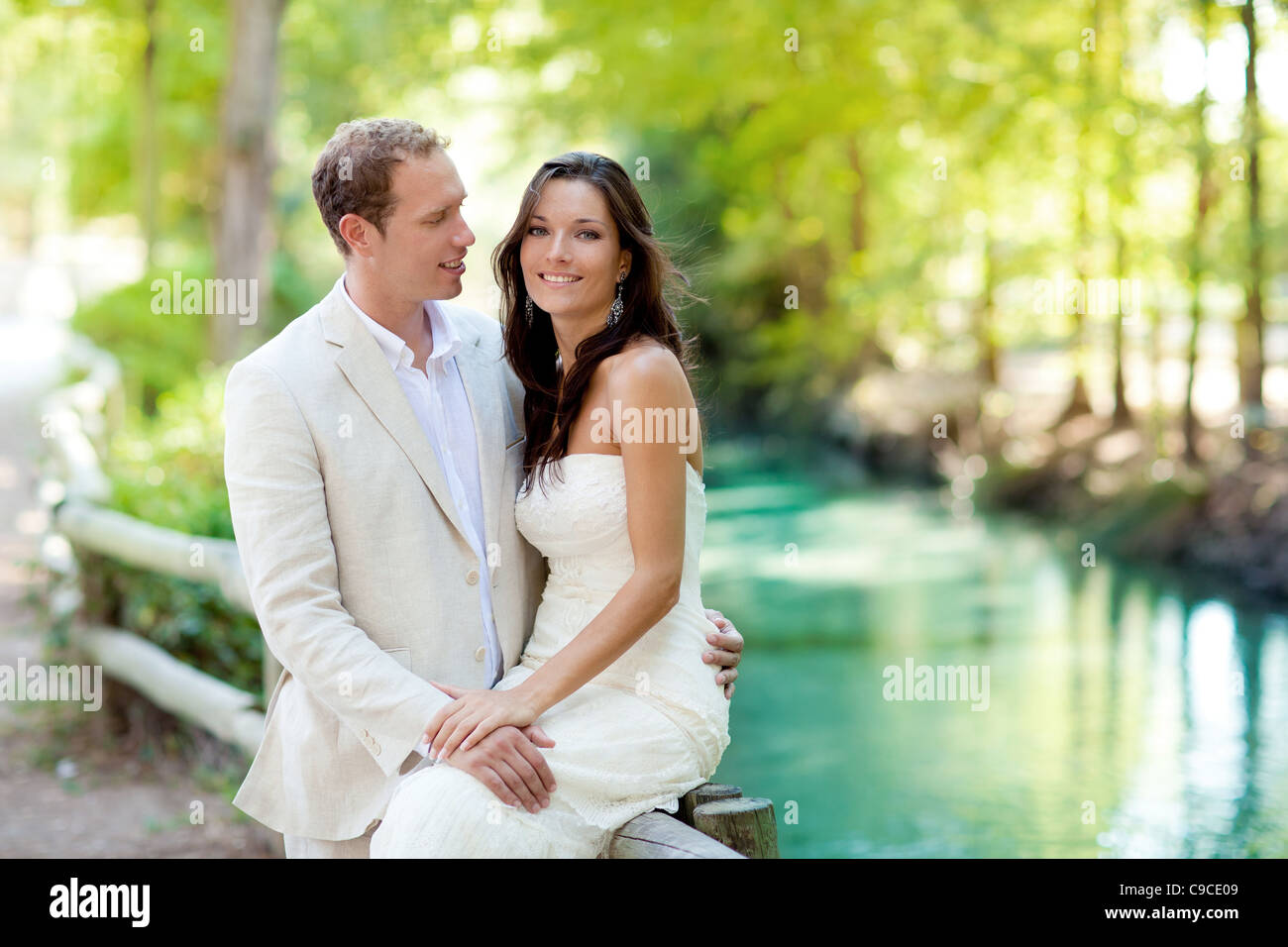 Beautiful Wedding Husband Wife Lovers High Resolution Stock Photography ...
