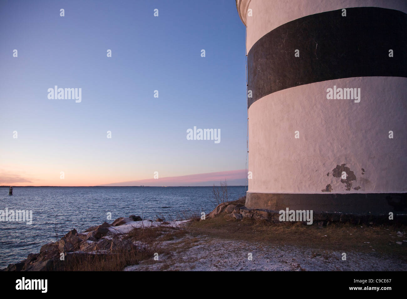 The lighthouse at Djursten, Graso, Sweden Stock Photo - Alamy