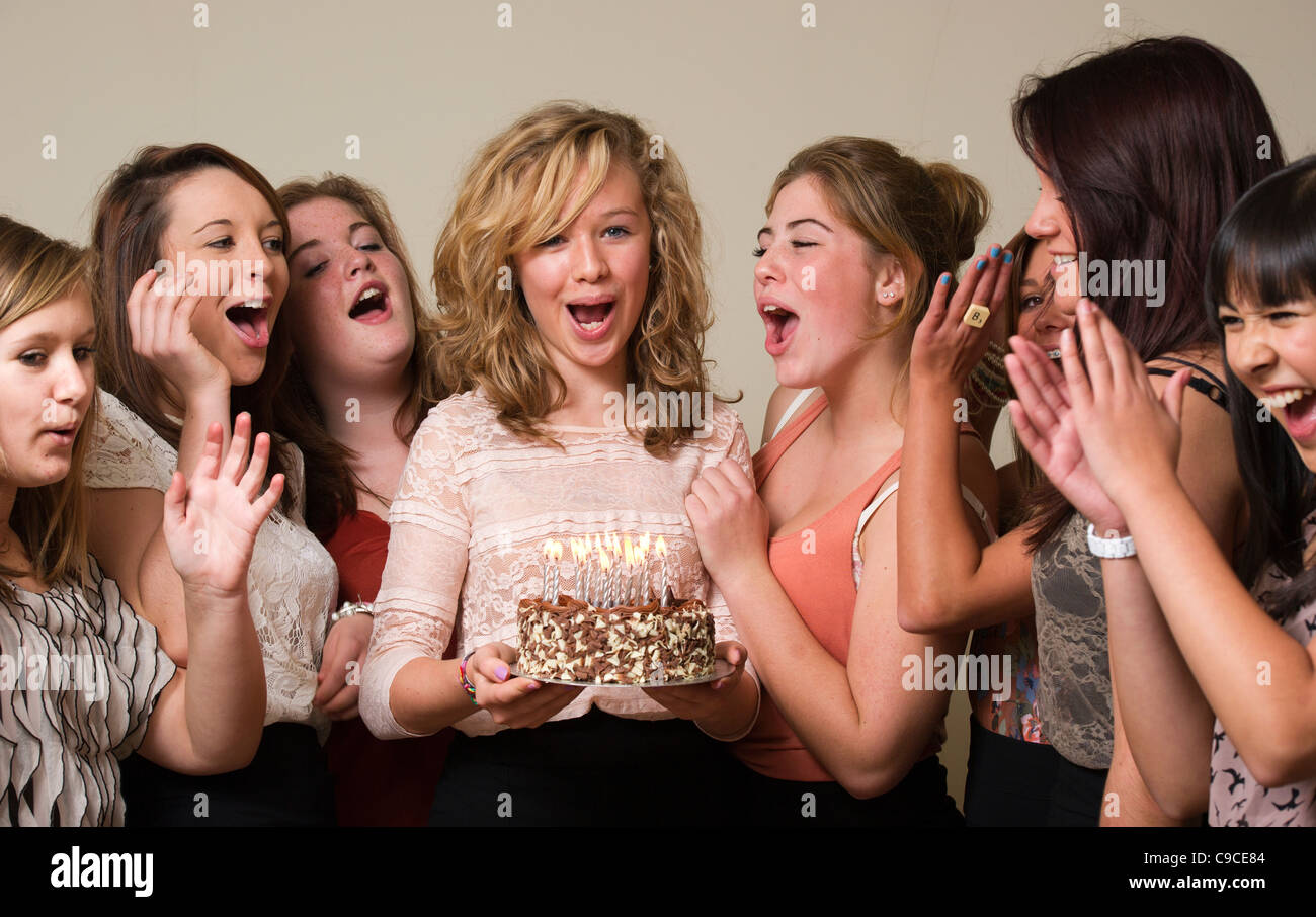 Her 14th birthday hi-res stock photography and images - Alamy