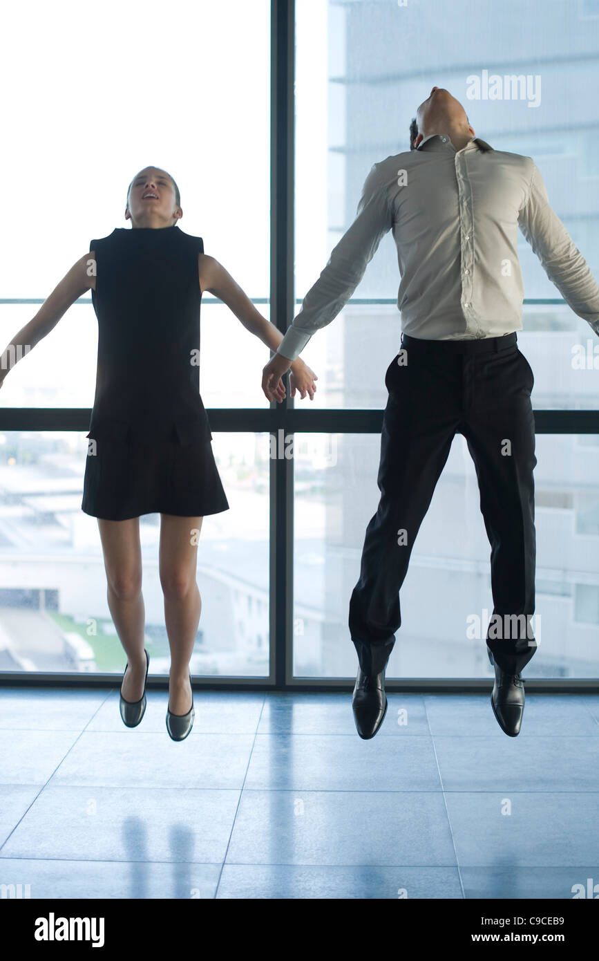 Jumping out of window hi-res stock photography and images - Alamy