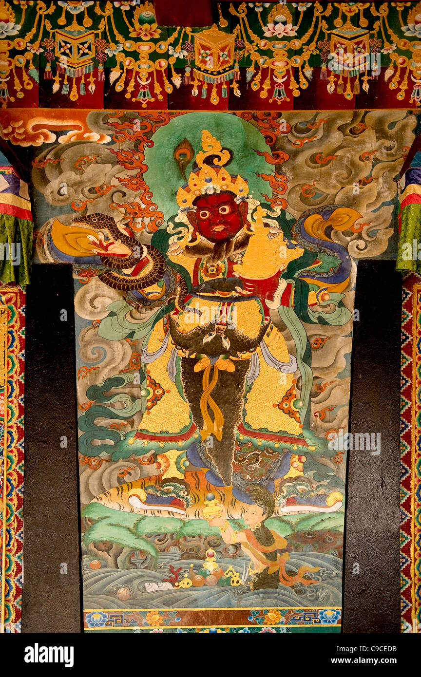 Art In Monastery Architecture Sikkim High Resolution Stock Photography ...