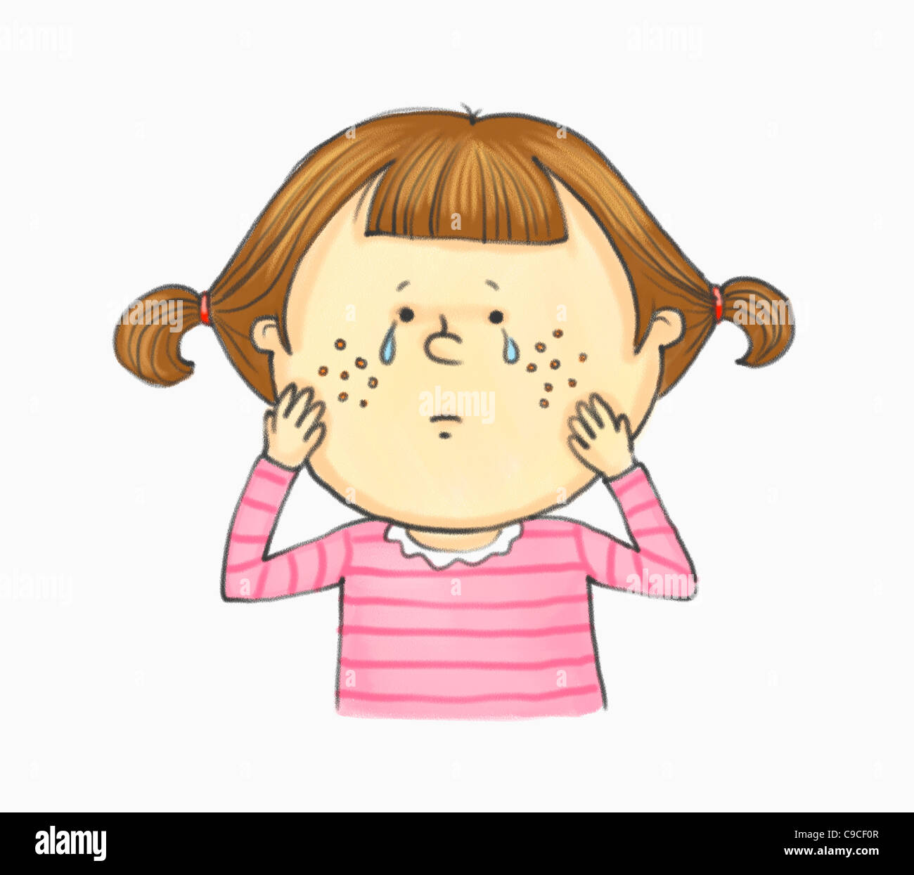 Girl pimple Cut Out Stock Images & Pictures - Alamy