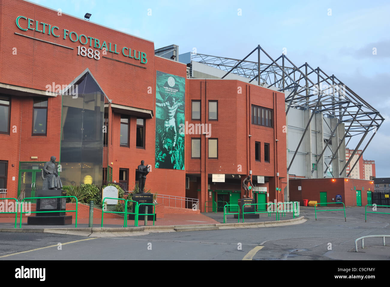 Celtic Football Club stadium main stand entrance Stock Photo - Alamy