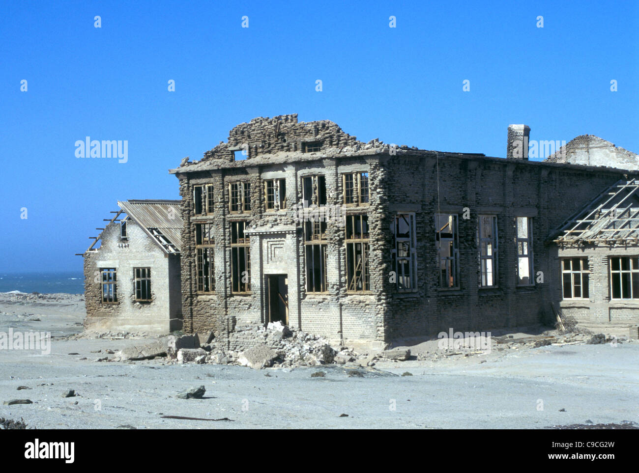 Namibia, Southern Africa, Abandoned diamond mine on Namibian Coast in ...