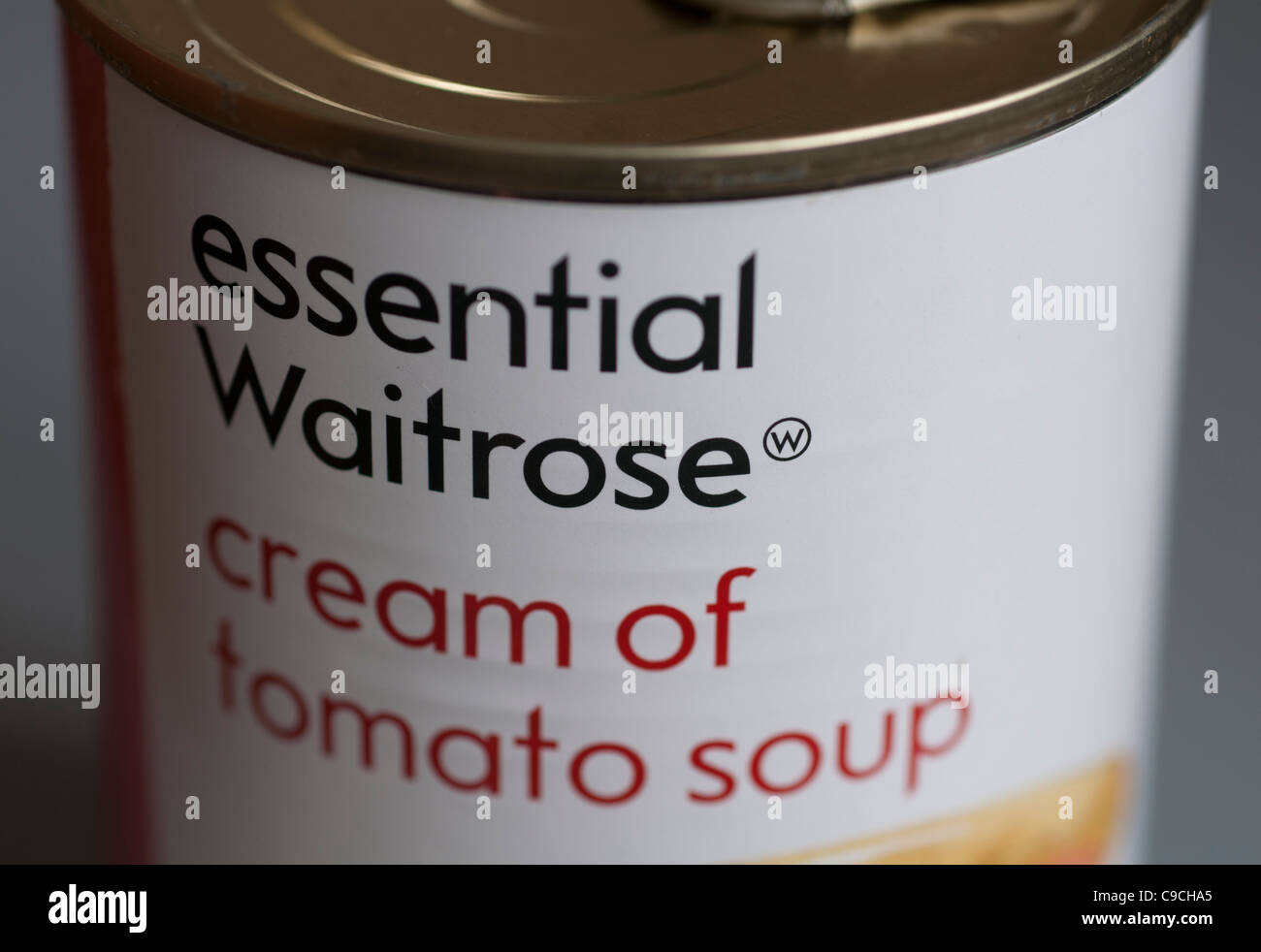 Waitrose cream of tomato soup Stock Photo - Alamy