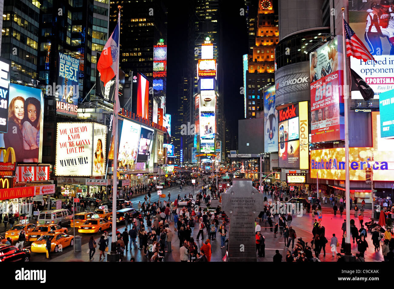 Times Square Manhattan New York NYC USA America Stock Photo - Alamy