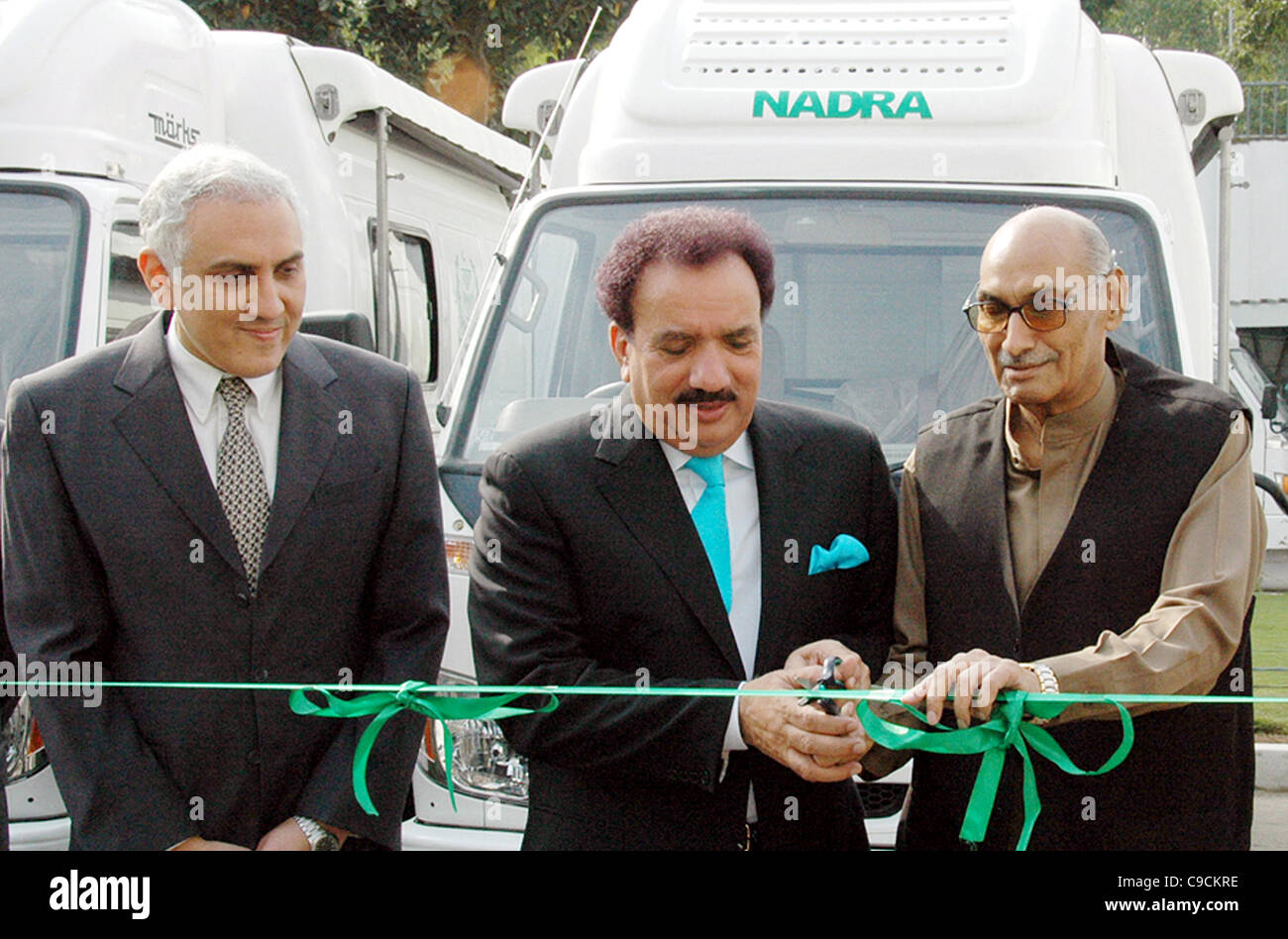 Nadra headquarters islamabad federal minister for interior hi-res stock ...