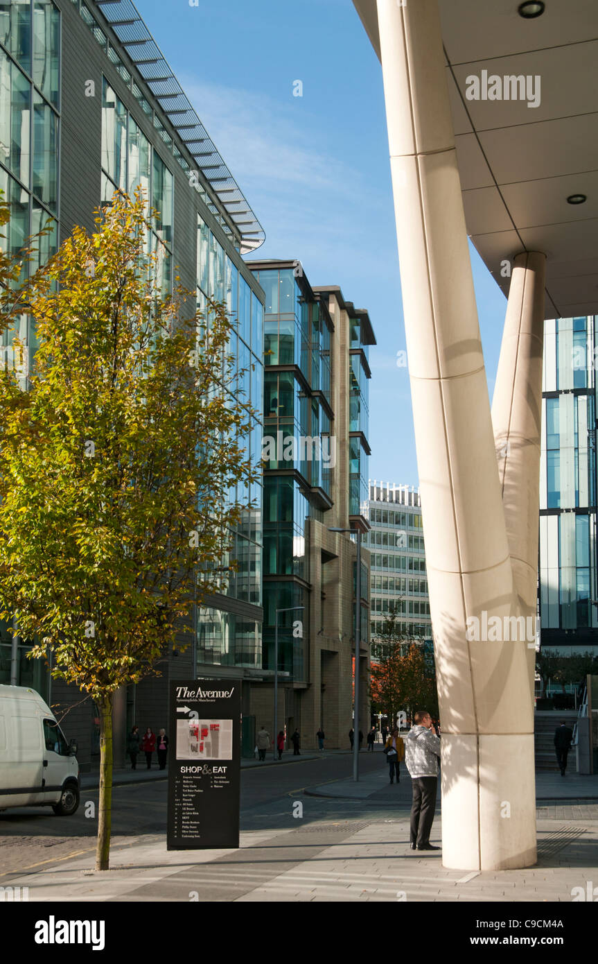 Hardman Street, Spinningfields, Manchester, England, UK Stock Photo - Alamy