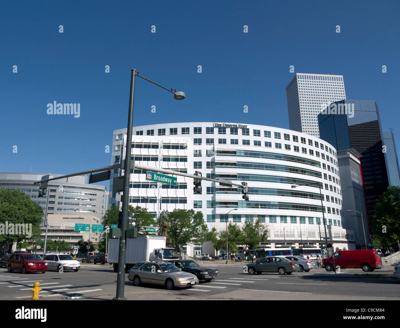 Downtown cityscape in Denver, Colorado, USA Stock Photo - Alamy