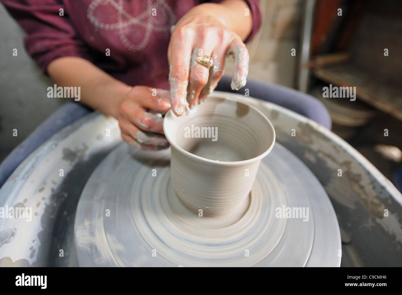 Pottery Spinning High Resolution Stock Photography and Images - Alamy
