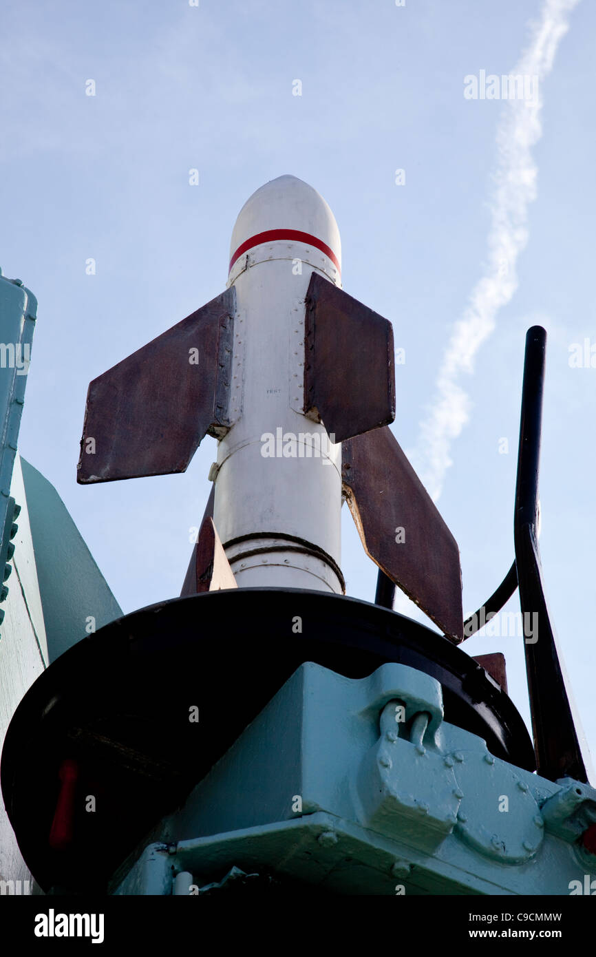 Seacat missile at The Historic Dockyard Chatham Stock Photo - Alamy