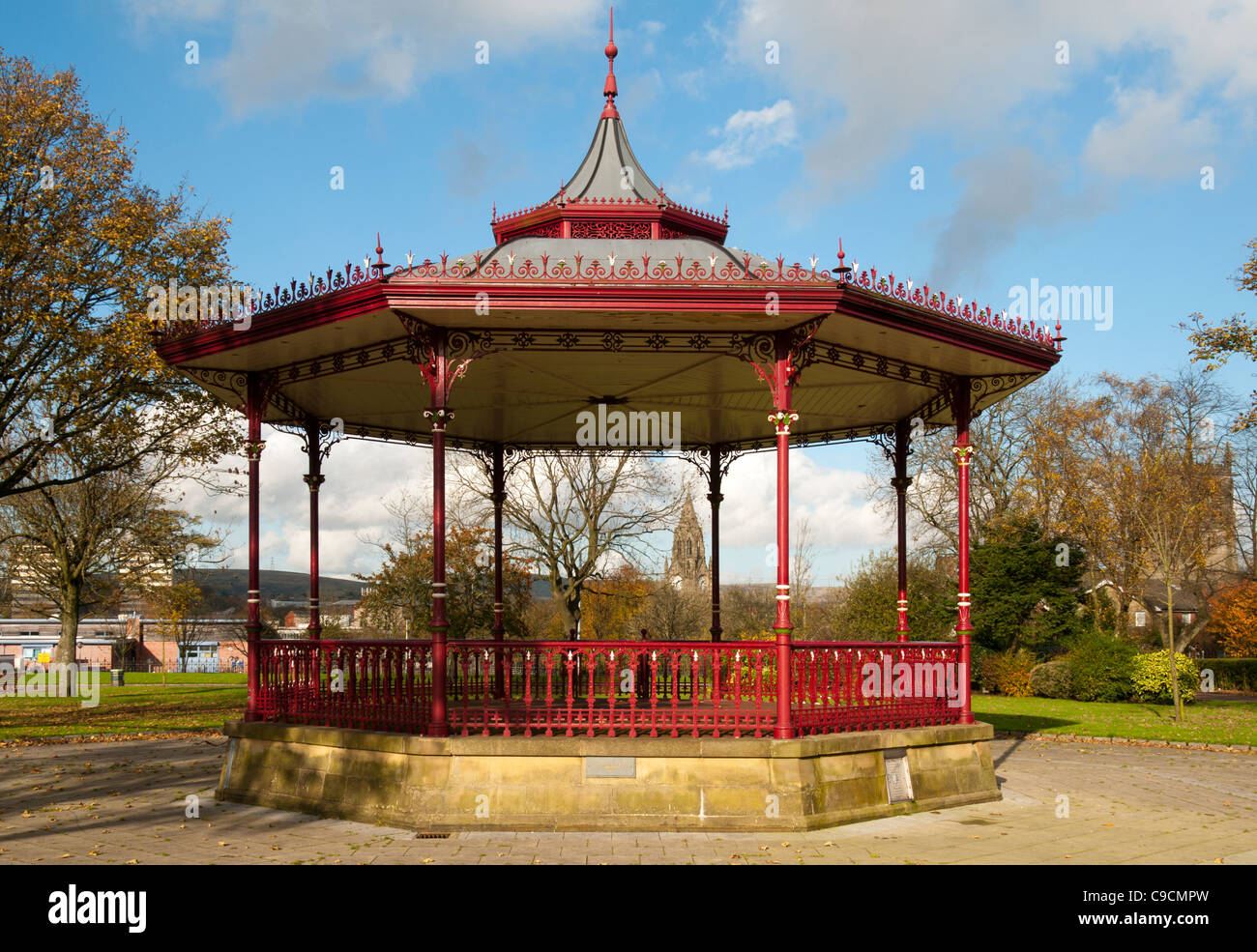 The Bandstand, Broadfield Park, Rochdale, Greater Manchester, England ...