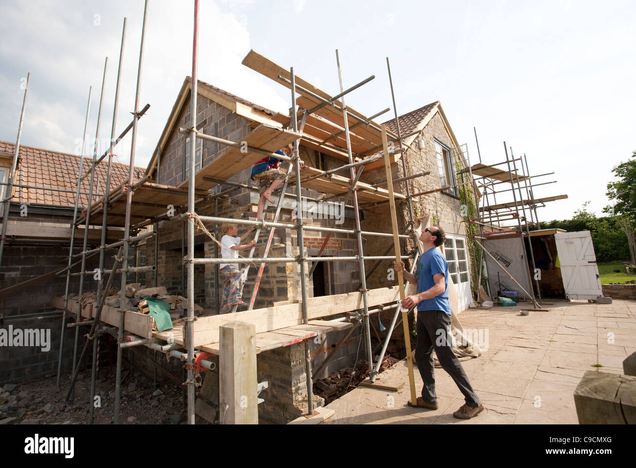 Family involved in building project after having planning permission ...
