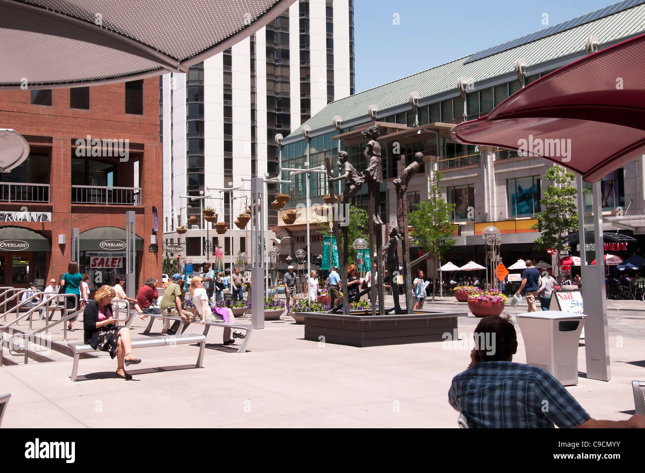 Downtown cityscape in Denver, Colorado, USA Stock Photo - Alamy