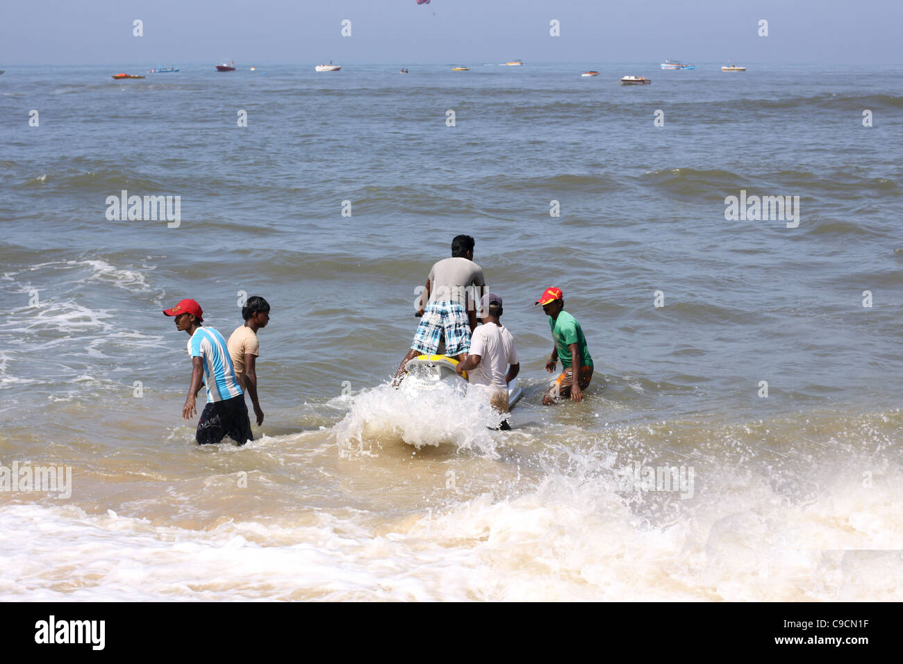 Goa india beach sea hi-res stock photography and images - Alamy