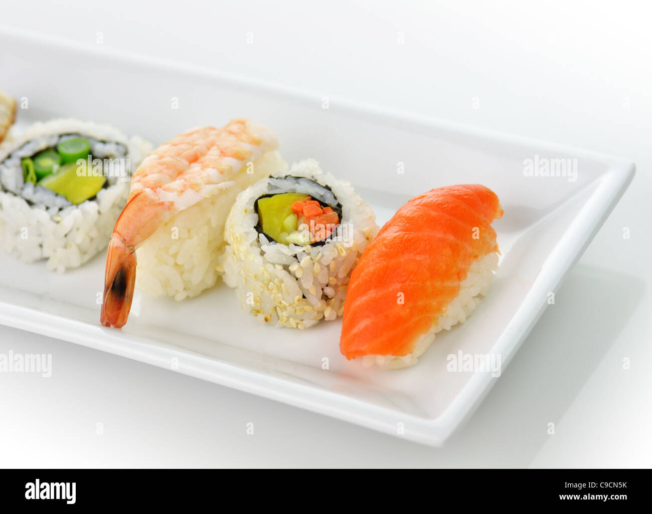 Close up plate sushi hi-res stock photography and images - Alamy
