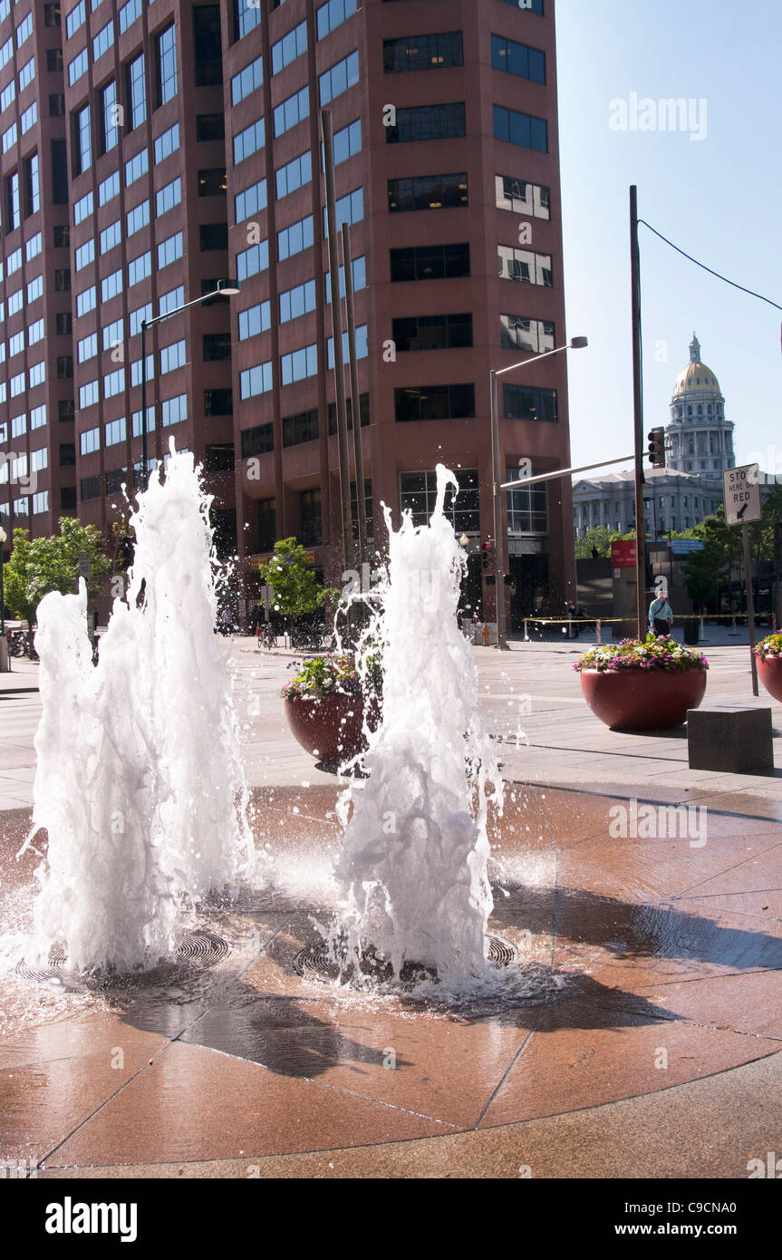 Downtown cityscape in Denver, Colorado, USA Stock Photo - Alamy