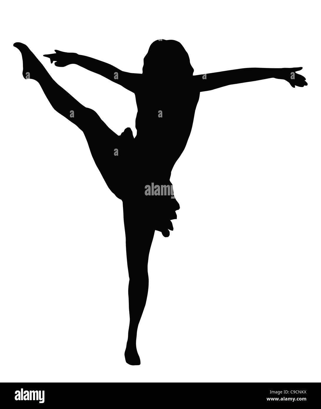High Kick Silhouette High Kick Silhouette