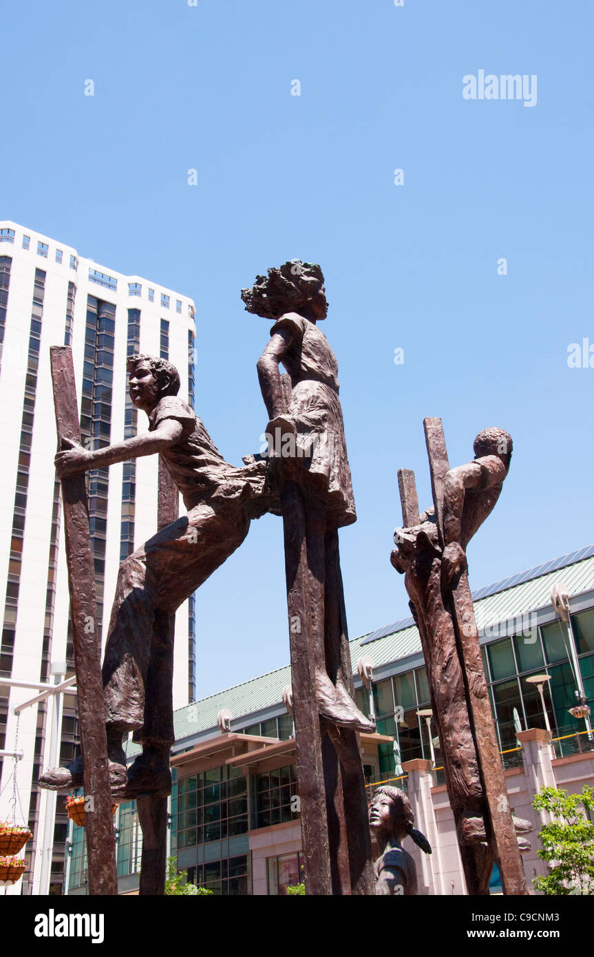 Downtown cityscape in Denver, Colorado, USA Stock Photo - Alamy