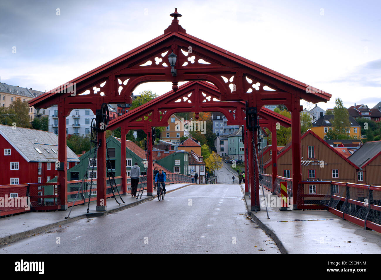 Bakke Bridge opened in 1887 as a wooden drawbridge. It was rebuilt in ...