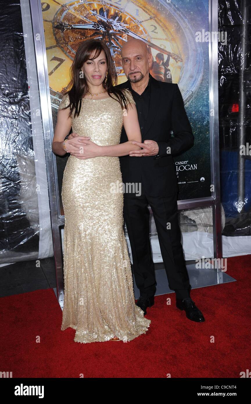 Ben Kingsley, Daniela Lavender at arrivals for HUGO Premiere, The ...