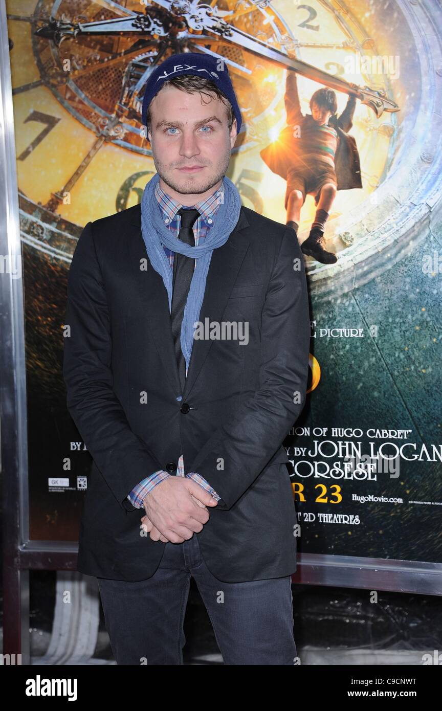 Brady Corbet at arrivals for HUGO Premiere, The Ziegfeld Theatre, New ...
