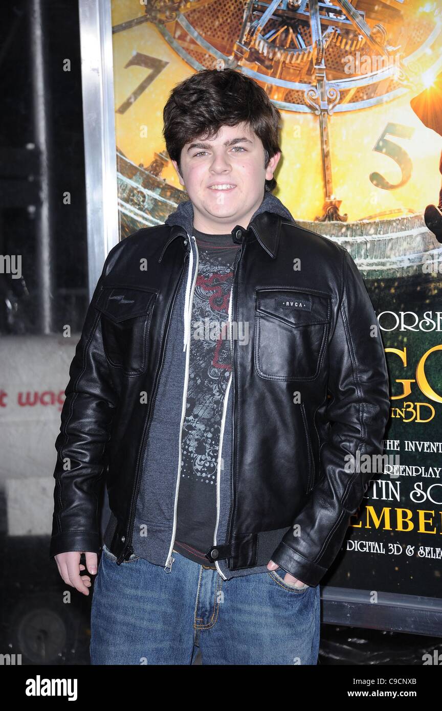 Josh Flitter at arrivals for HUGO Premiere, The Ziegfeld Theatre, New ...