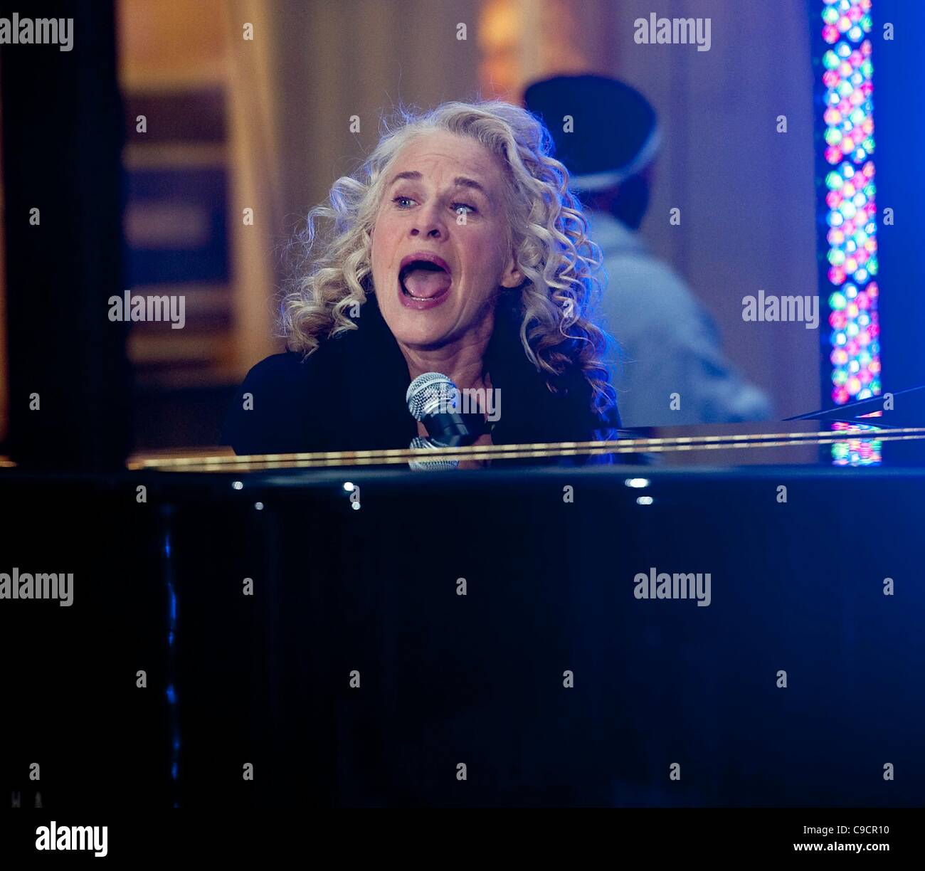 Carole King on stage for The NBC Today Show Concert with Carole King ...