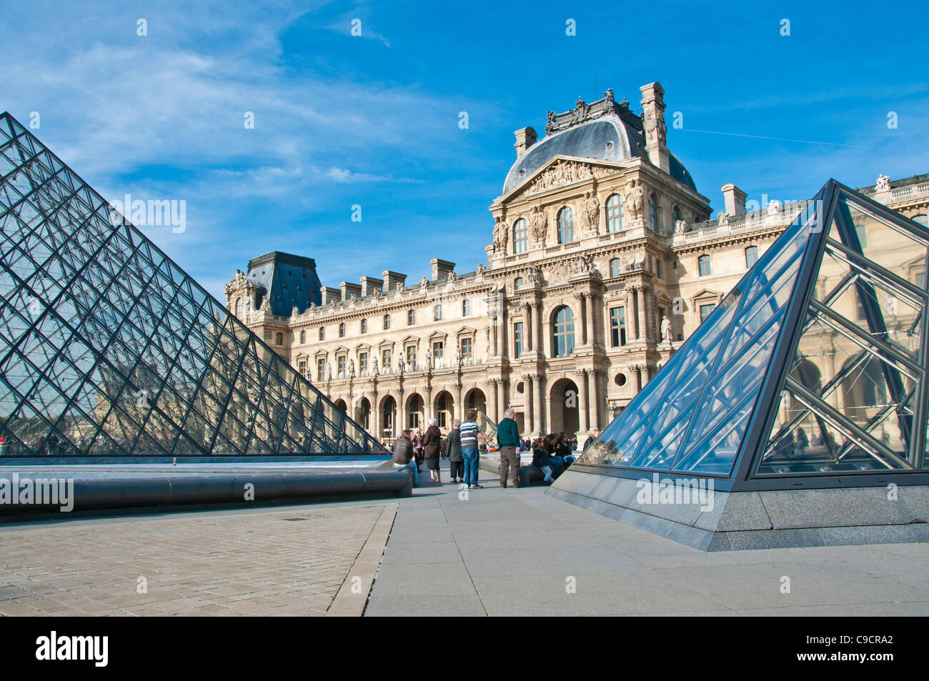 Louvre museum building Paris France Stock Photo - Alamy