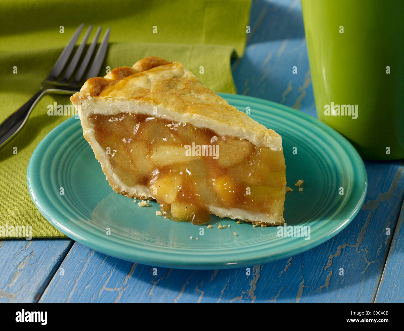 A slice of apple pie Stock Photo - Alamy