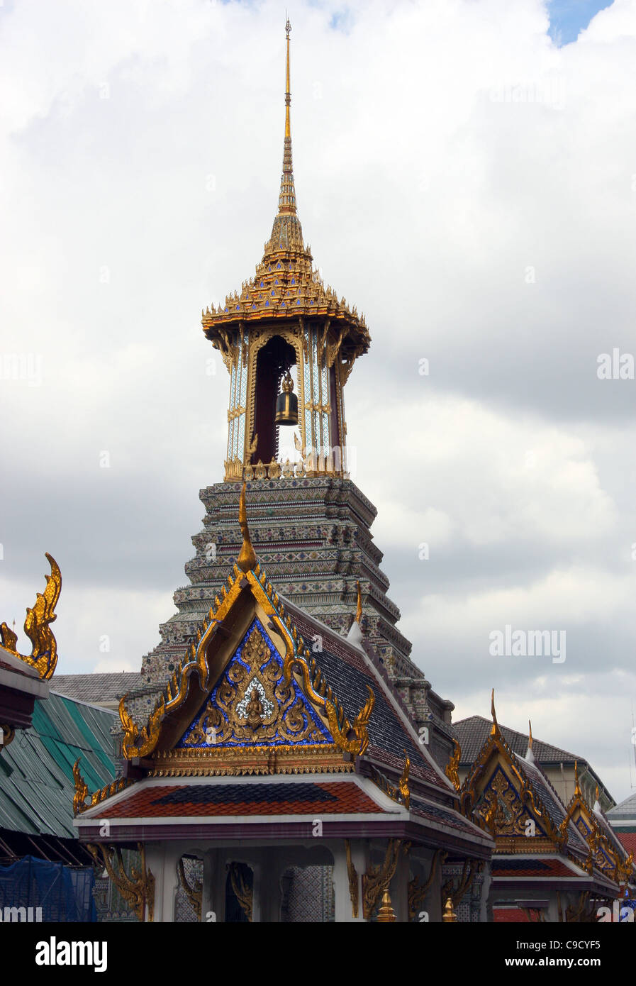 Bell Tower at Grand Palace, Bangkok Stock Photo - Alamy
