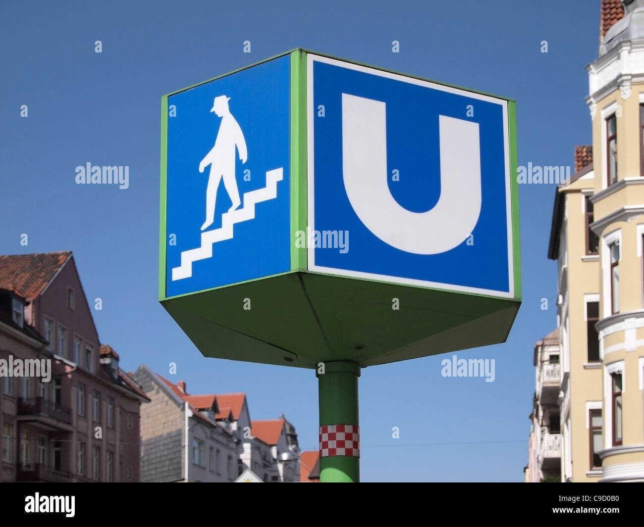 U-Bahn (German underground train) sign Stock Photo - Alamy