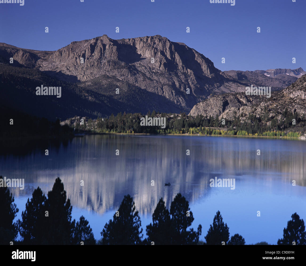 Panoramic view of June Lake, California, USA Stock Photo - Alamy
