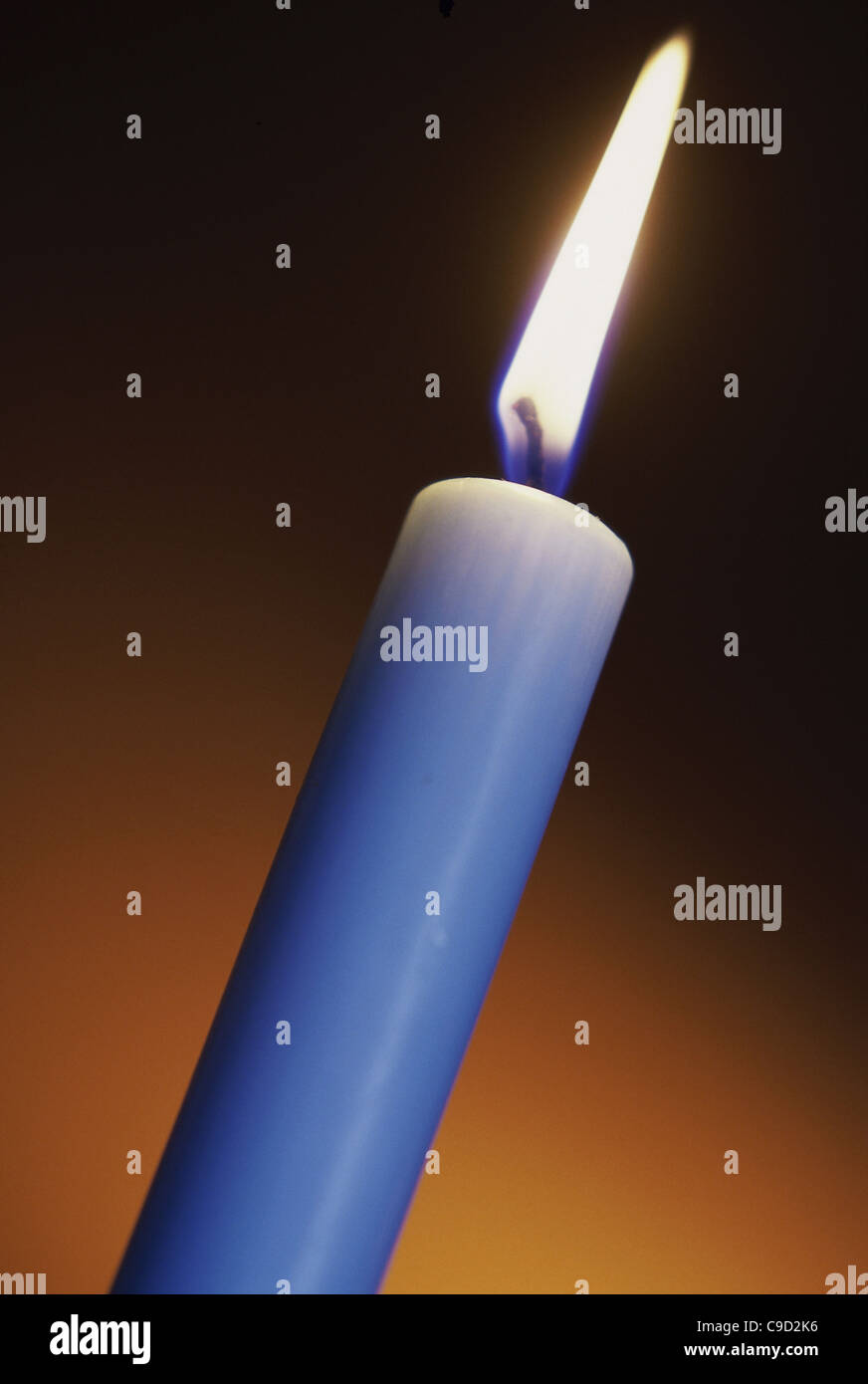 Close up lit candle part hi-res stock photography and images - Alamy