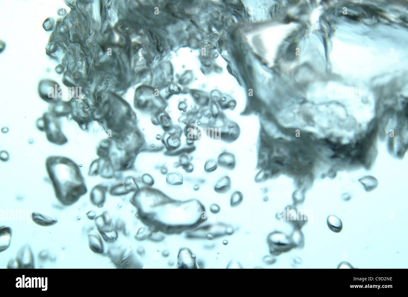 Close-up of water bubbles Stock Photo - Alamy