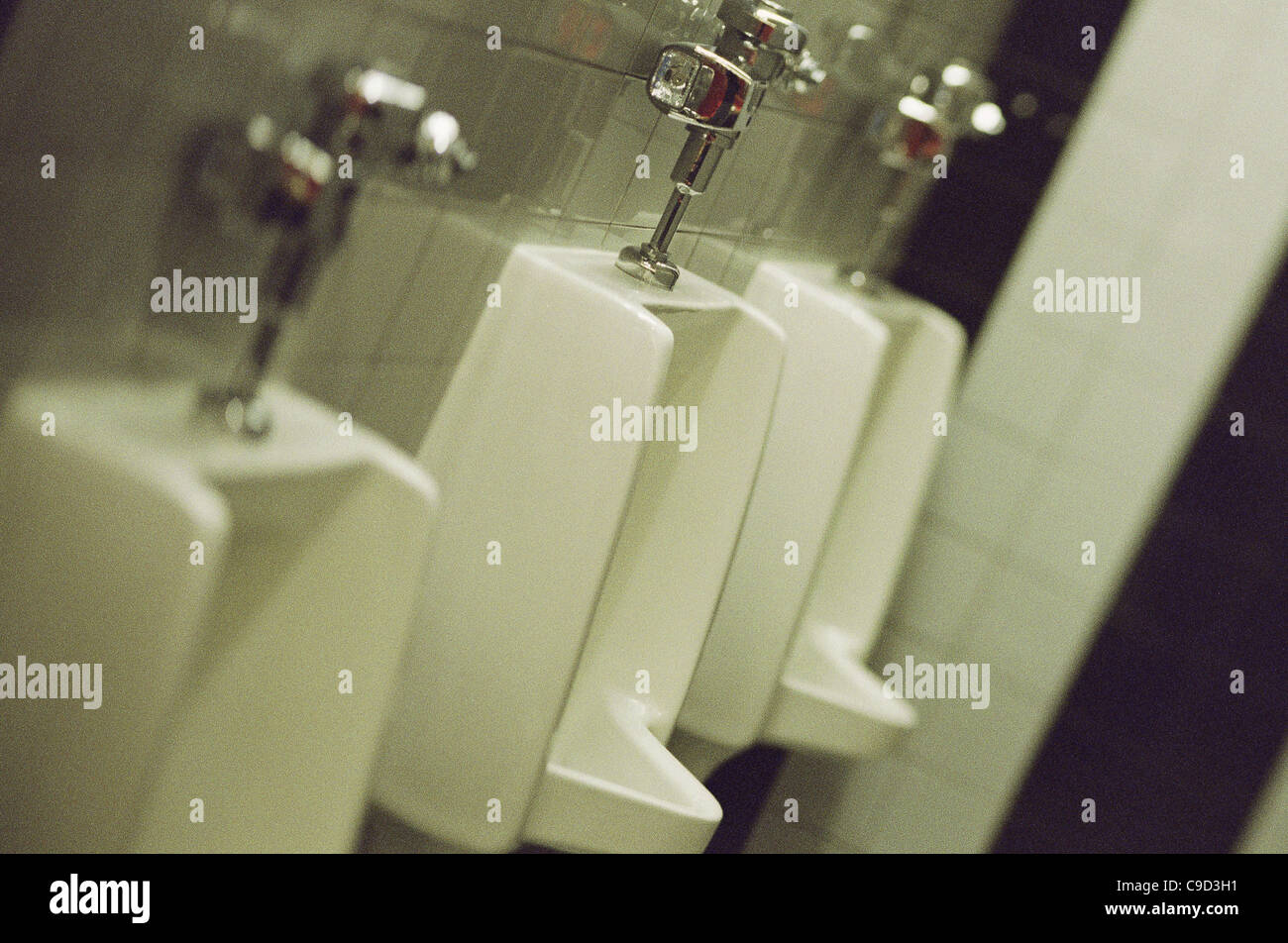 Urinals in a public bathroom Stock Photo - Alamy