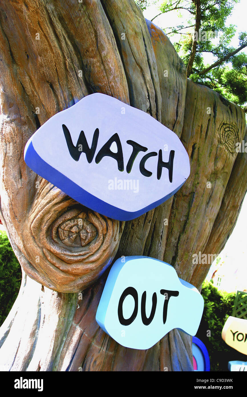 Watch out sign Stock Photo - Alamy