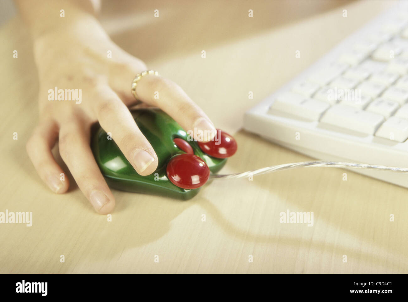 Person holding a computer mouse Stock Photo - Alamy