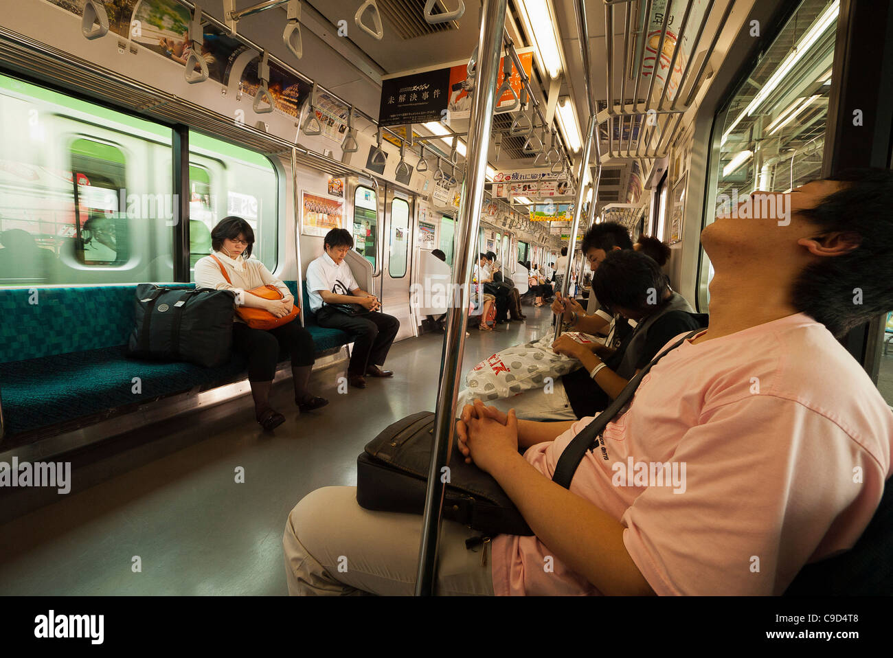 Sleep on train hi-res stock photography and images - Alamy