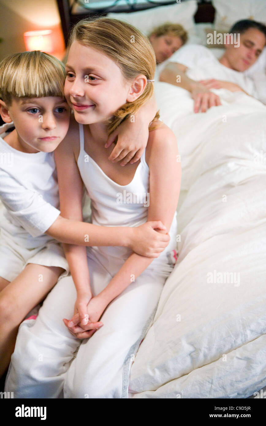 Child waiting for parents to come home hi-res stock photography and ...
