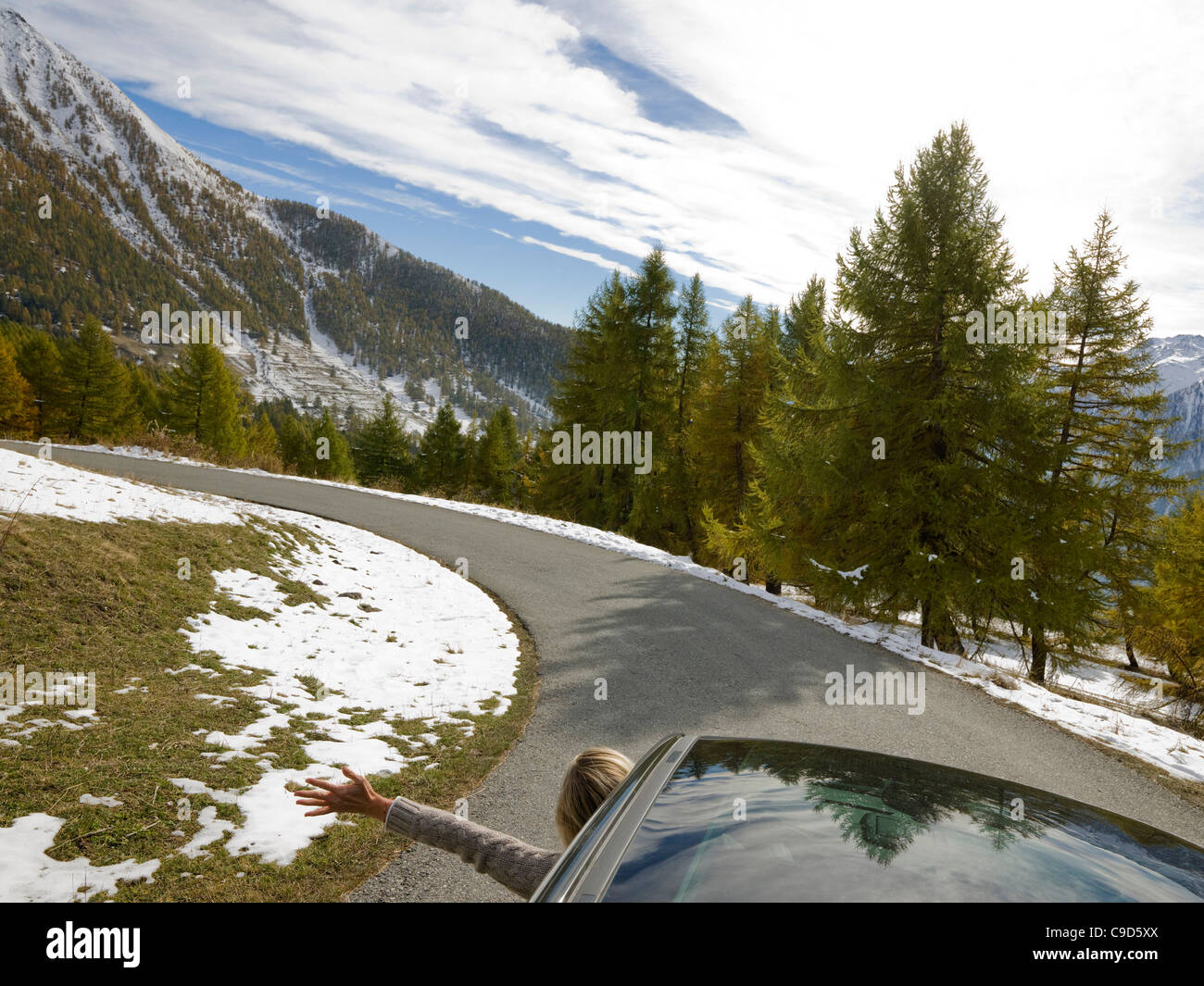 Arm out window driving hi-res stock photography and images - Alamy
