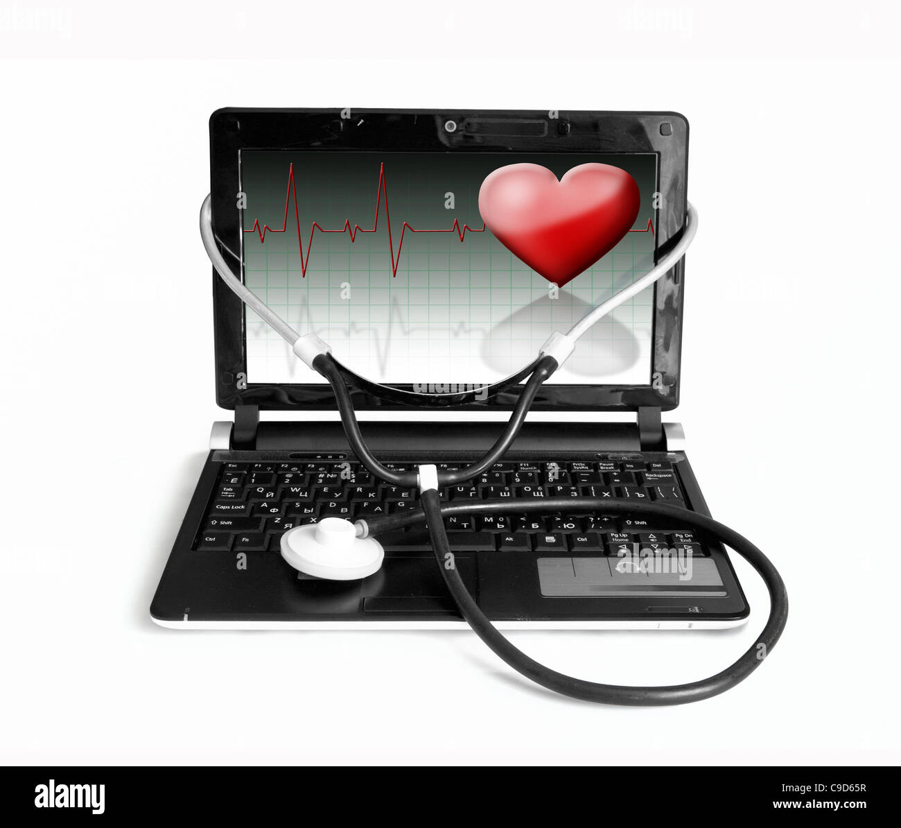 Pink pc computer keyboard Cut Out Stock Images & Pictures - Alamy