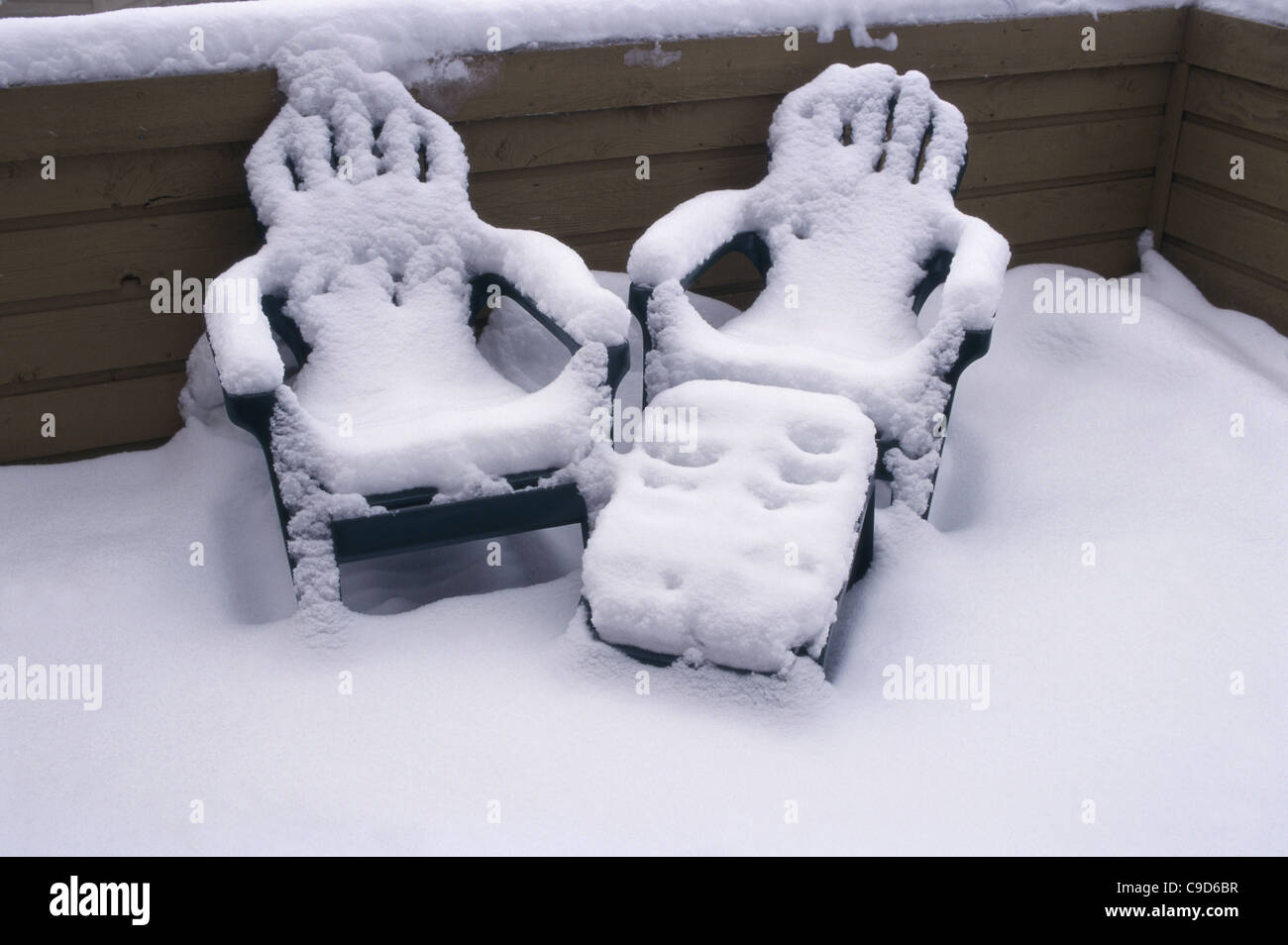 Frozen chairs hi-res stock photography and images - Alamy