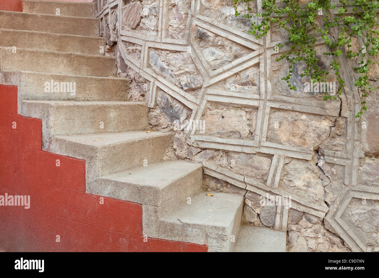 Mexico, Guanajuato, San Miguel de Allende, Steps Stock Photo - Alamy