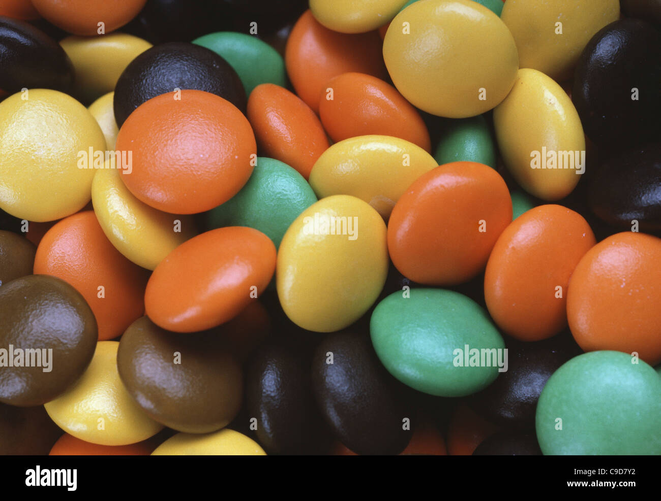 Close-up of multi-colored candies Stock Photo - Alamy