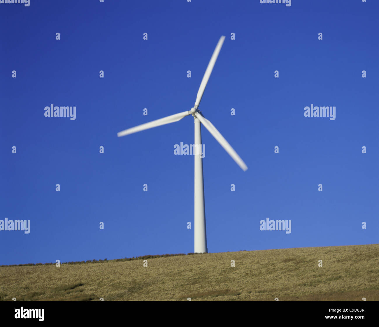 Windmill on hill field hi-res stock photography and images - Alamy