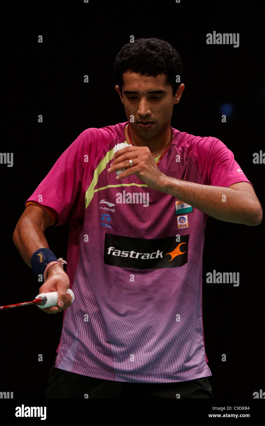 Badminton player Arvind Bhat from India Stock Photo - Alamy