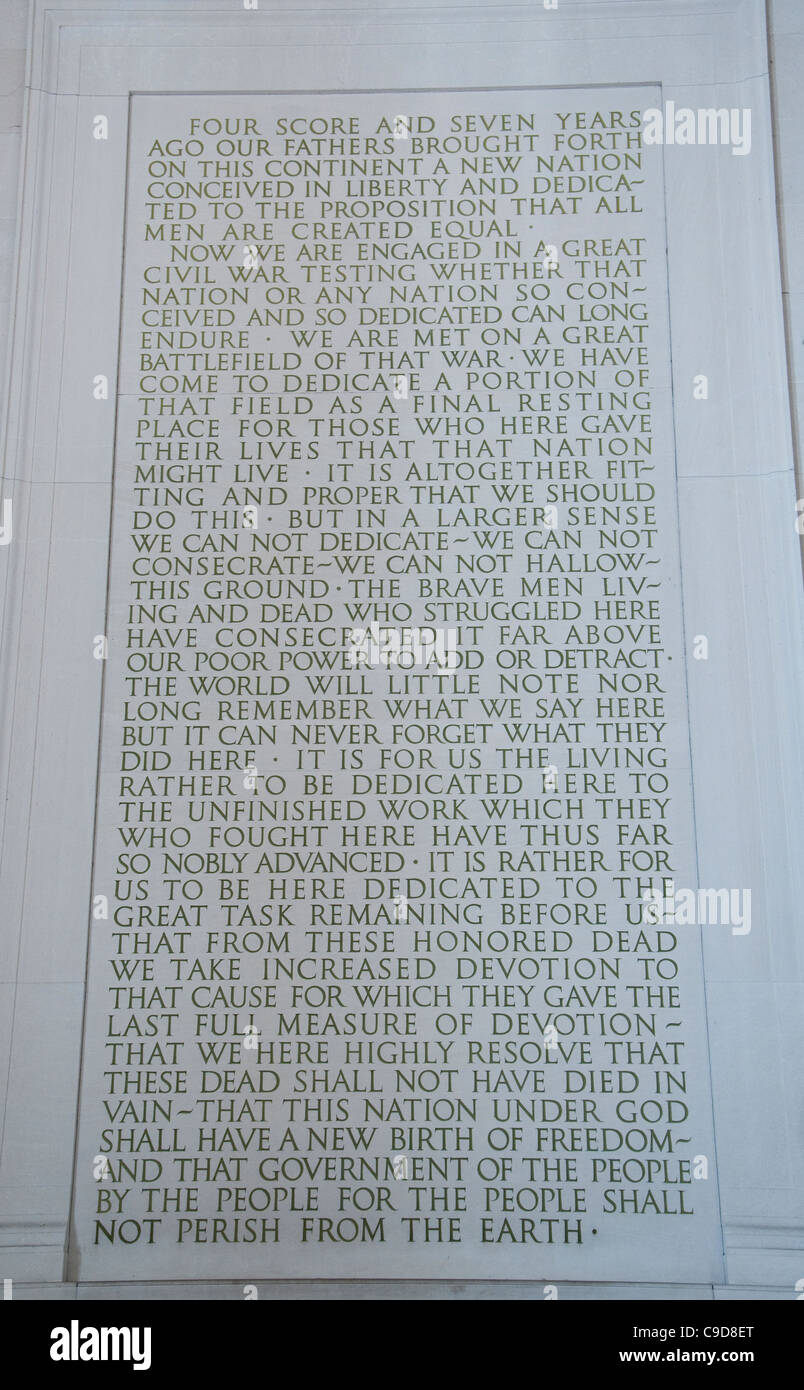 Gettysburg address hi-res stock photography and images - Alamy