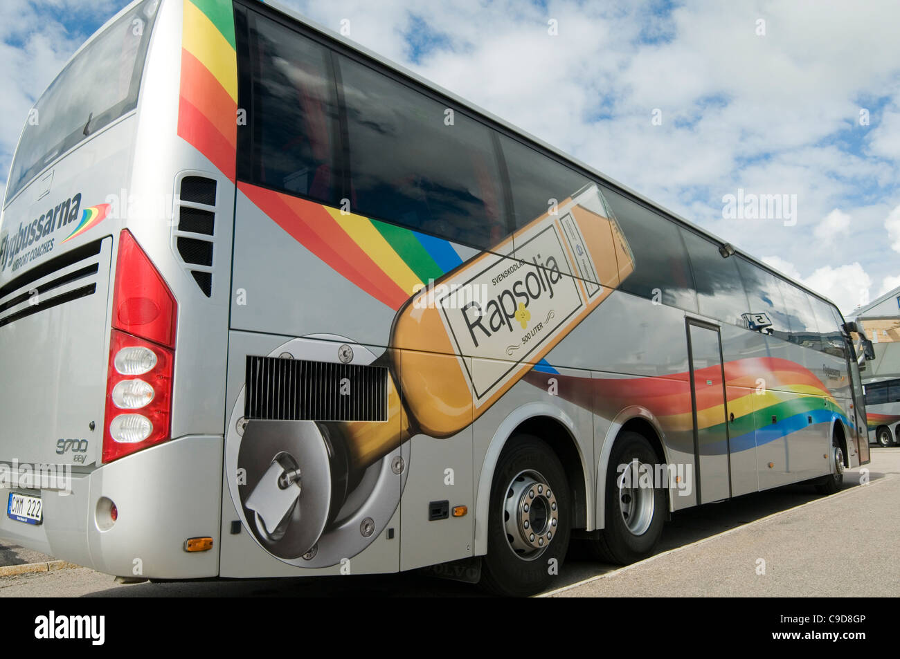 swebus coach bus buses sweden biofuel biodisel bio fuel diesel swedish ...